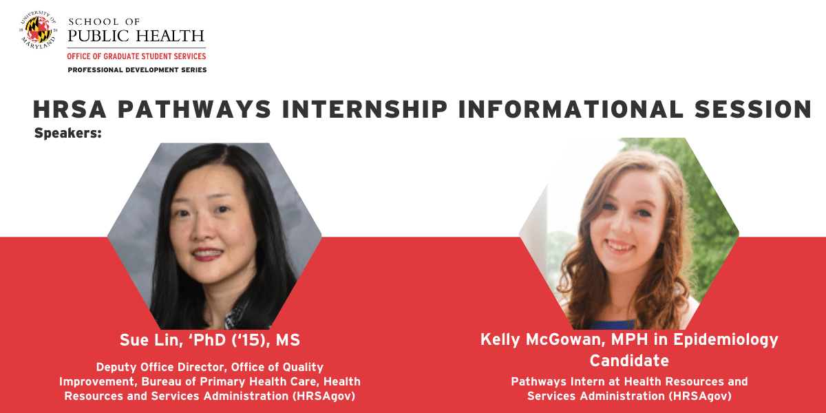 HRSA Pathways Internship Informational Session | University of Maryland ...